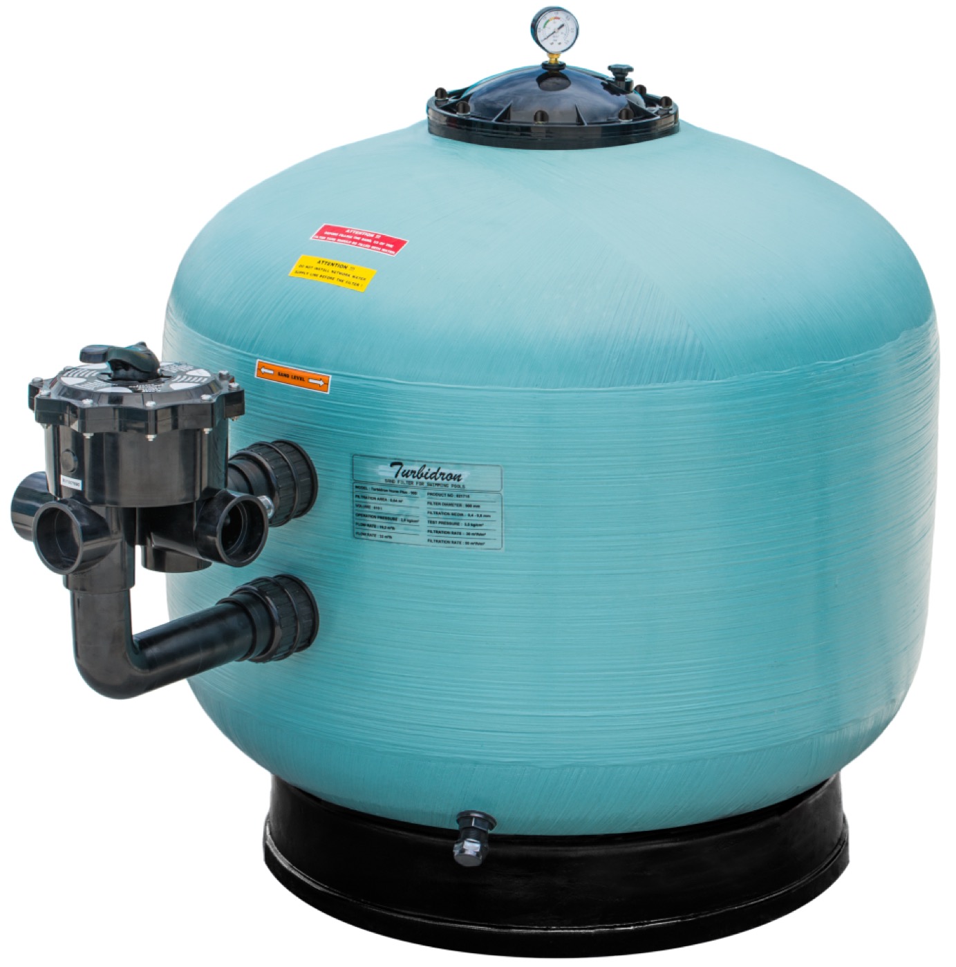 FILTRES À SABLE BOBINÉS TURBIDRON - FPiscine - Distribution des équipements et fourniture de ...